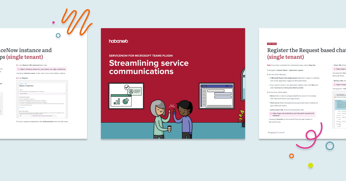 ServiceNow integration with Microsoft Teams – ITSM plugin | Habanero ...
