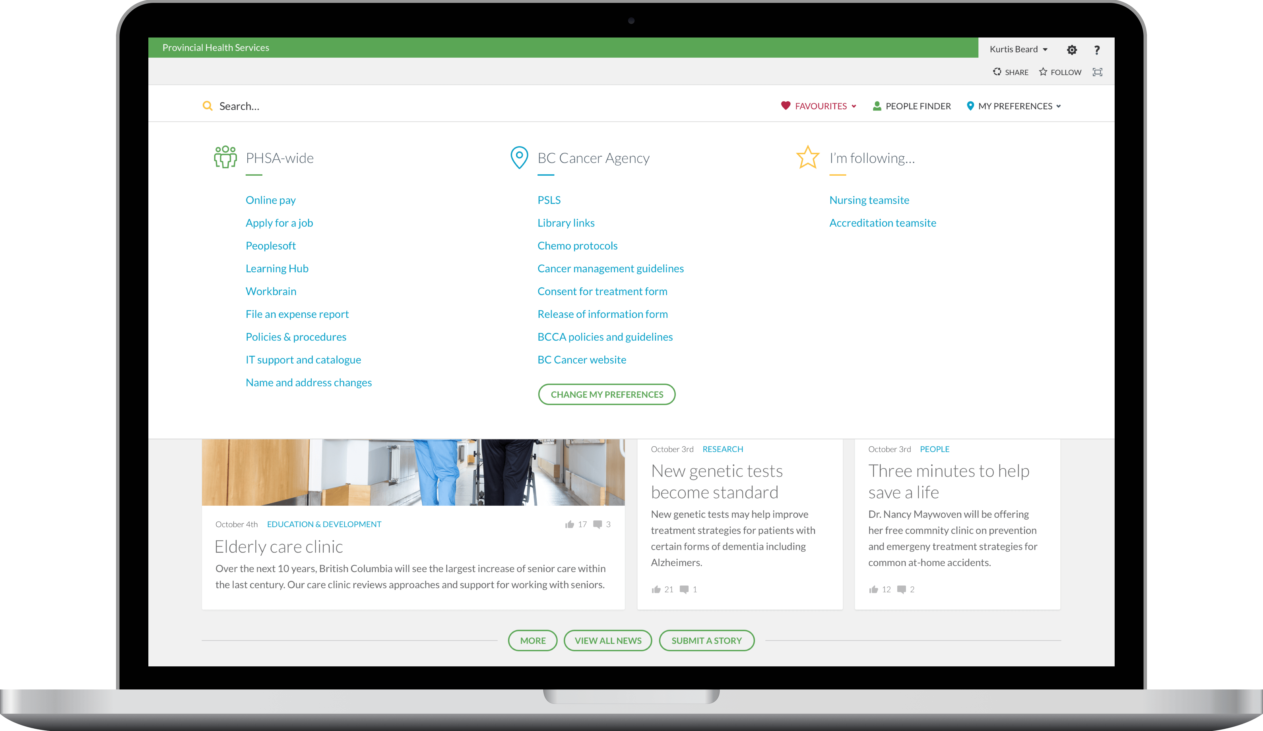 PHSA builds an intranet worthy of health care workers’ precious little ...
